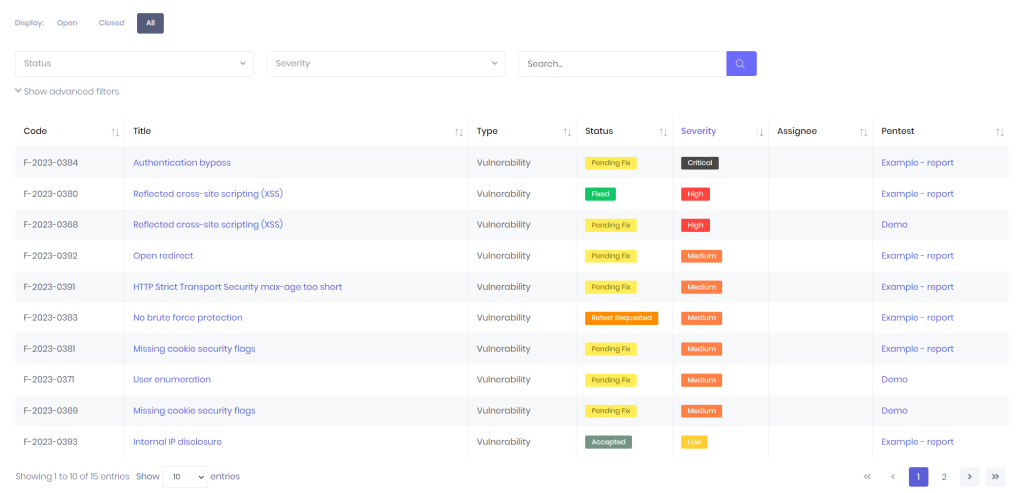 New Penetration Test Reporting for Real-Time Insight - the Security Factory